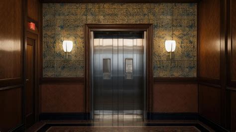 Premium Photo Wallpaper Interior Elevator Vintage