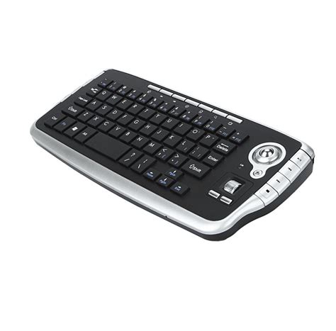 Multimedia 24ghz Wireless Mini Keyboard With Trackball Mouse Scroll