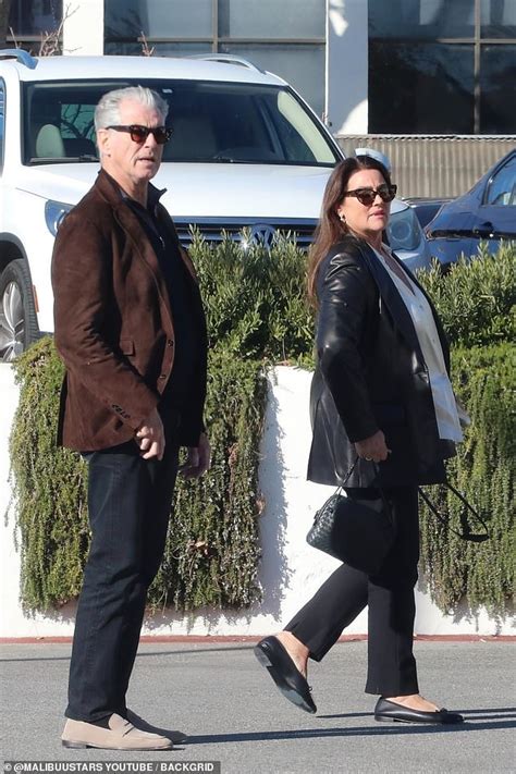 Pierce Brosnan And Stylish Wife Keely Shaye Smith Run Errands Amidst