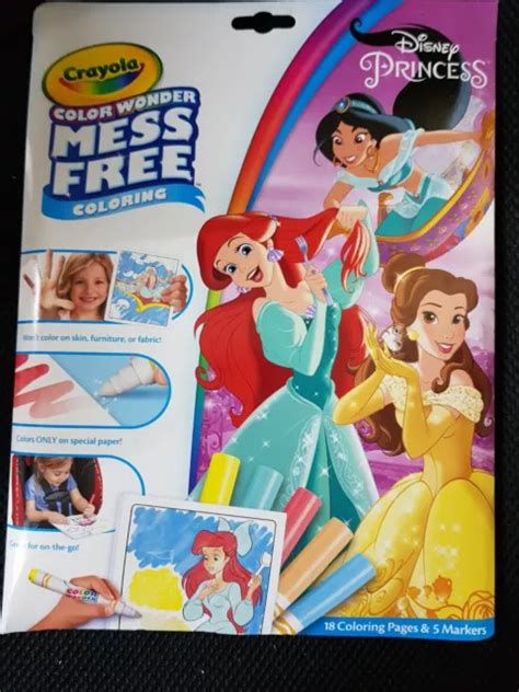 Crayola Color Wonder Coloring Bookandmarker Easel Mess Free Disney