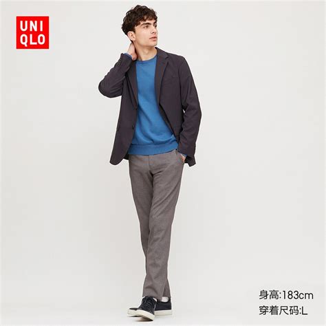 ระเบิด Uniqlo ผู้ชาย Elastic Jacket ชุดสูท เสื้อ 426858 Uniqlo