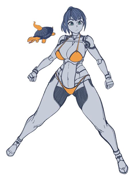 Girl Female Robot Design