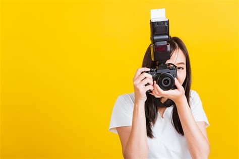 Premium Photo Portrait Of Happy Asian Beautiful Young Woman