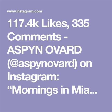 1174k Likes 335 Comments Aspyn Ovard Aspynovard On Instagram
