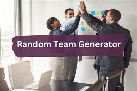 7 Best Random Team Generators In 2024