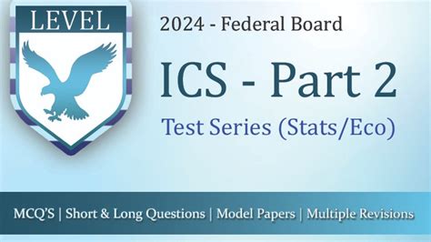 Test Series 12th Class Federal Board Ics Statseco Group Level