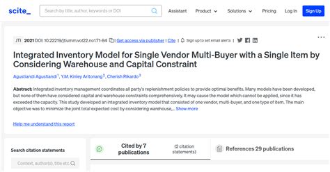 Integrated Inventory Model For Single Vendor Multi Buyer With A Single Item By Considering
