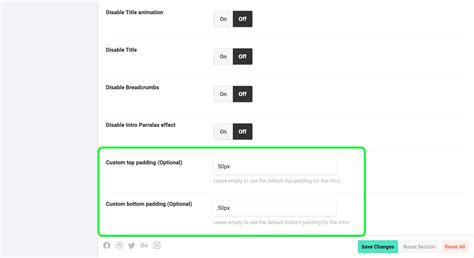 Customize Page Intro Section Essentials Knowledge Base