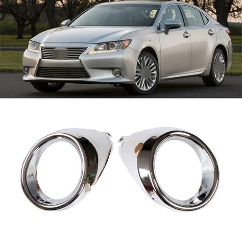 2pcs Front Bumper Fog Light Lamp Bezel Trim Cover Lh And Rh For Lexus