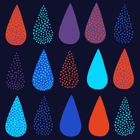 Premium Vector Set Abstract Colorful Backgrounds Or Patterns Hand