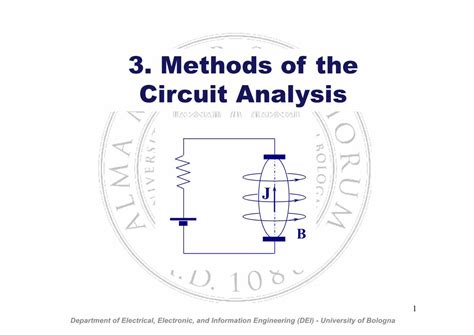 Pdf 3 Methods Of The Circuit Analysis · Topology Equationsr