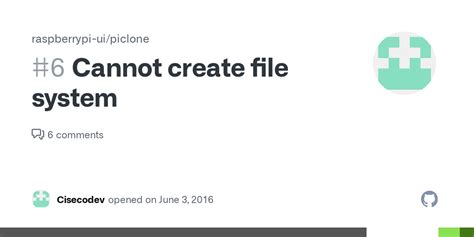 Cannot Create File System Issue 6 Raspberrypi Ui Piclone GitHub