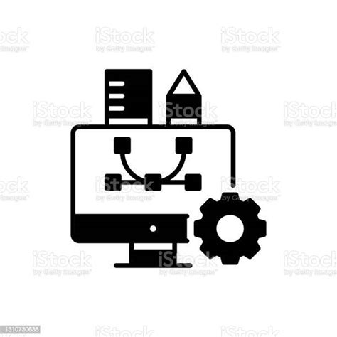 디지털 디자인 벡터 일러스트 스타일 솔리드 아이콘 Eps 10 파일 0명에 대한 스톡 벡터 아트 및 기타 이미지 0명 데스크탑 컴퓨터 배경 주제 Istock