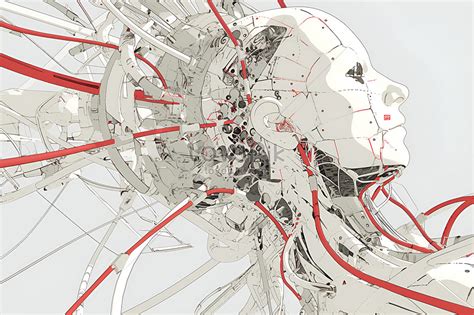 인공 지능 뉴런 네트워크 연결 일러스트 무료 다운로드 Lovepik