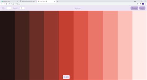 Github Vandenhendesimon Color Palette Generate Color Schemes With