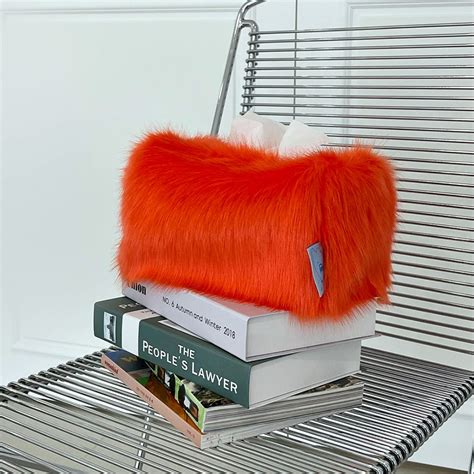 Fur Ppet Tissue Case Orange 감도 깊은 취향 셀렉트샵 29cm