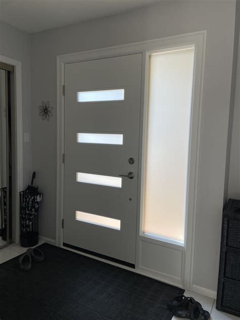 Smooth Fiberglass 4 Lite Satin Etch Doors Galore