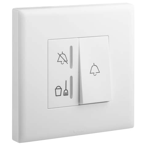 Eloe 1 Gang Hotel Room External Indicator And Bell Push White