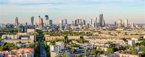 Warsaw Skyline Aerial Image Photograph By Lukasz Szczepanski Fine Art