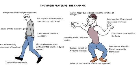 The Virgin Player Vs The Chad Mc Rddlc