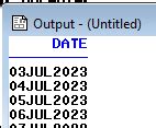 Sas How Do I Display Dates In PROC FEDSQL Stack Overflow