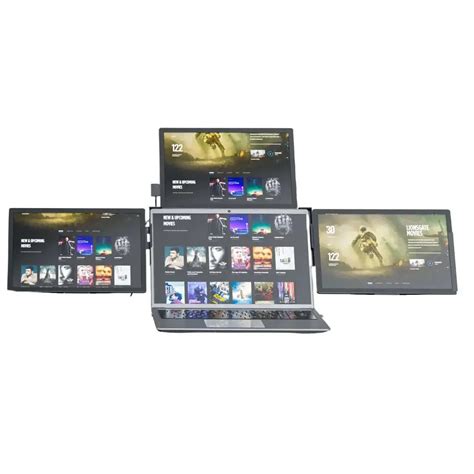 Hot Sale Triple Display For USB Port Inch Dual Triple Quad Laptop Monitor Triple