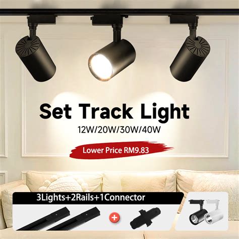 Track Light Set W W W Lampu Spotlight Lampu Track Light Spot Light For Shop Home