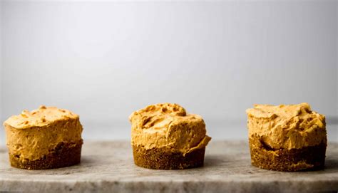 No Bake Mini Pumpkin Cheesecake Gina Gibson