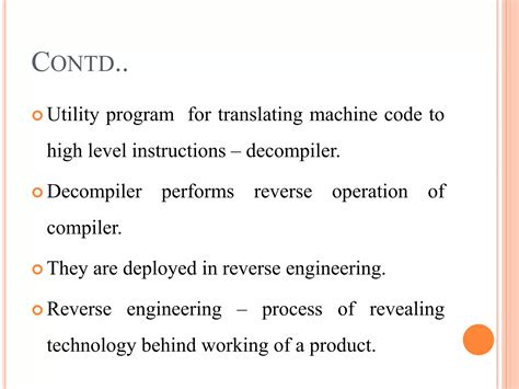 disassembler and simulators pptx computing technology and computing