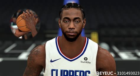 Kawhi Leonard Cyberface Hair And Body Model By 3101493023 For 2k21