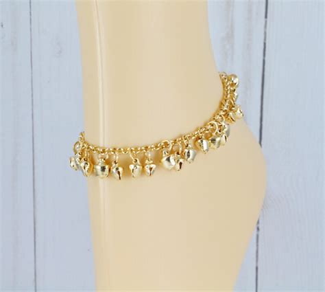 Jingle Bells Anklet Ankle Bracelet Jewelry Jingly Bell 7 To Etsy