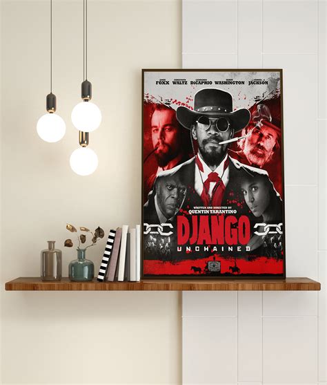 Django Unchained Poster Quentin Tarantino Minimalist Movie Poster