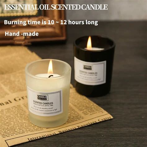 Minimalist Scented Candle Aromatherapy Lilin Wangi Aromatherapi Wedding