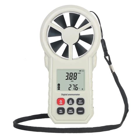 Buy Digital Wind Meter Anemometer Portable Air Flow Meter With USB And Bluetooth CFM Meter For