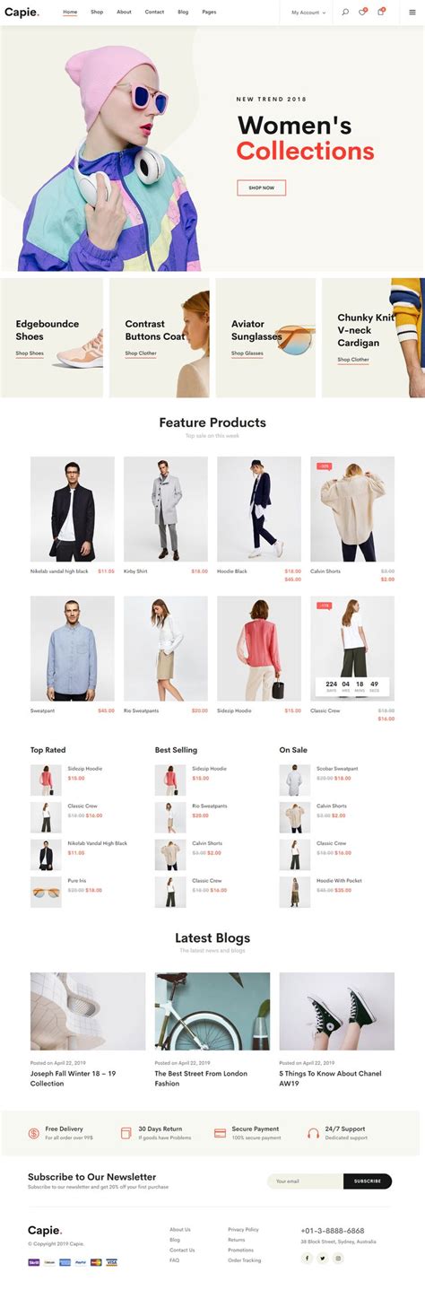 Minimal Creative Woocommerce Wordpress Theme