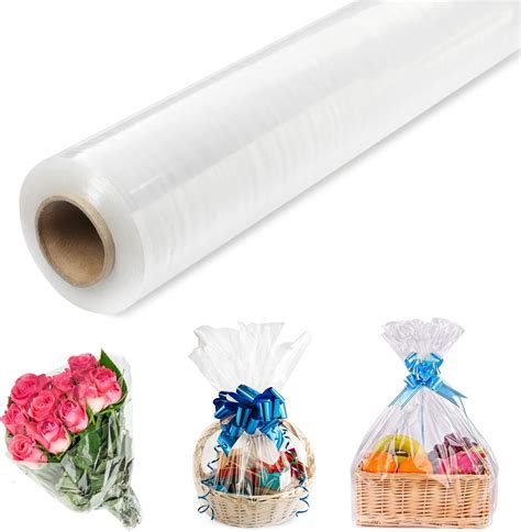Amazon Wrap Junky 3mm Thick Cellophane Roll 31 5 X 100 Ft