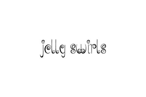 Jelly Swirls Font Free Font Download