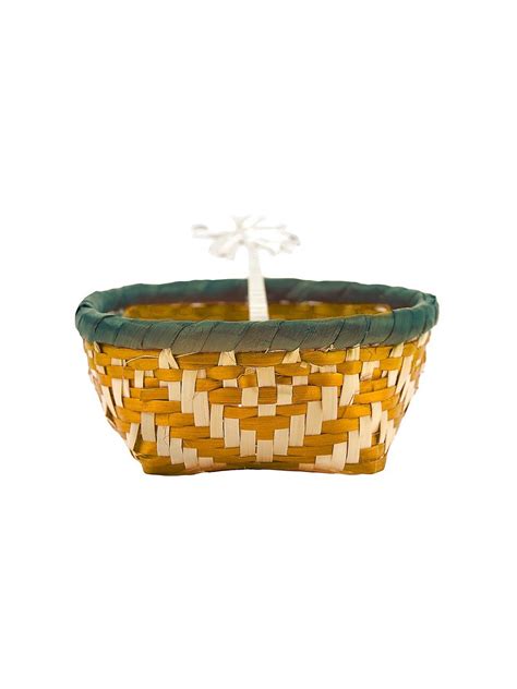 Johanna Ortiz Entre Rios Muisca Salt Pepper Baskets Set Jade