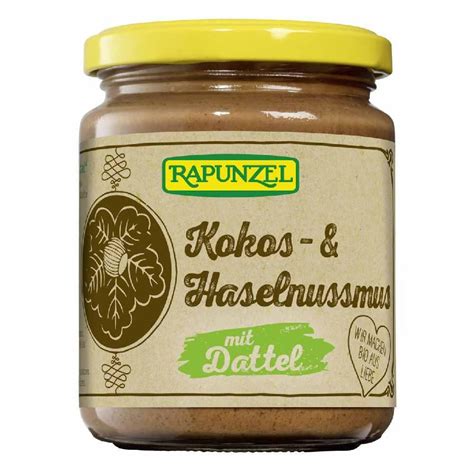Rapunzel Kokos Haselnussmus mit Dattel g vegan günstig bes