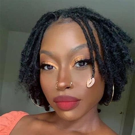 Natural Black Handmade Loc Extensions 06cm Permanent Dreadlock