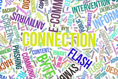 연결 비즈니스 정보 기술 또는 그것에 대 한 개념적 단어 구름 디자인에 대한 스톡 벡터 아트 및 기타 이미지 디자인 건축 말레이시아 Istock