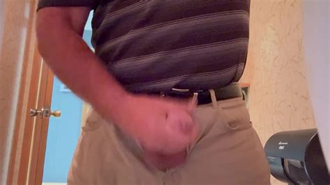 Cock Getting Stroked With Massive Cum Oozing Out