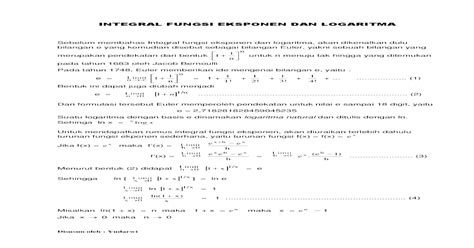 10 Contoh Soal Integral Bilangan Natural Contoh Soal Terbaru