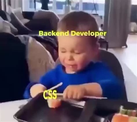 Video Sagi Relin On Linkedin Backend Developer Trying To Use Css I