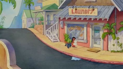 Kokaua Town Lilo And Stitch House Background Lilo And Stitch Town
