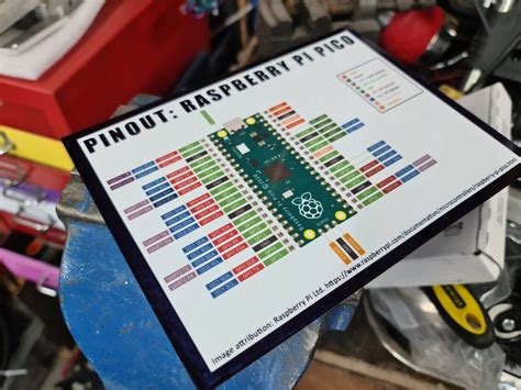 Raspberry Pi Pico Pinout Metal Sign For Garage Workshop Or Etsy
