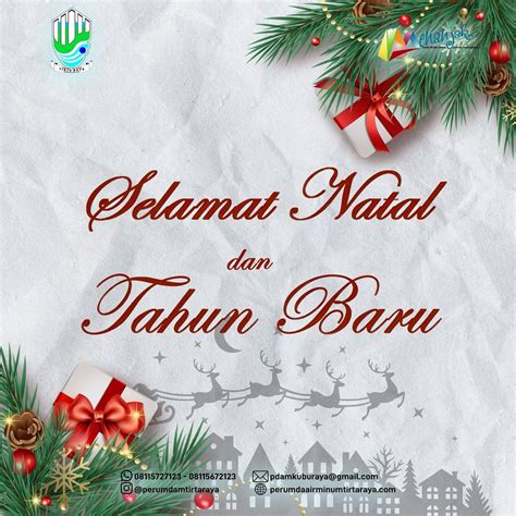 Selamat Natal 2023 Tahun Baru 2024 Perumdaairminumtirtaraya