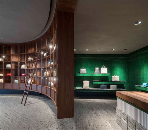 Neriandhus Atmospheric Valextra Store Is Based Upon The Layout Of A Library