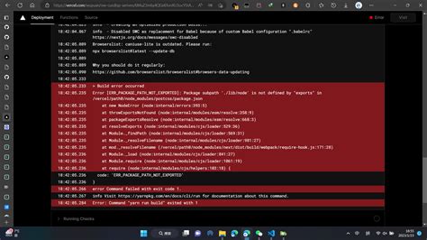 I Cant Deploy The Project On Vercel It May Be A Package Problem But It Needs To Be Checked
