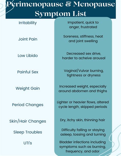 Common Symptoms Of Perimenopause And Beyond Front Porch News Texas